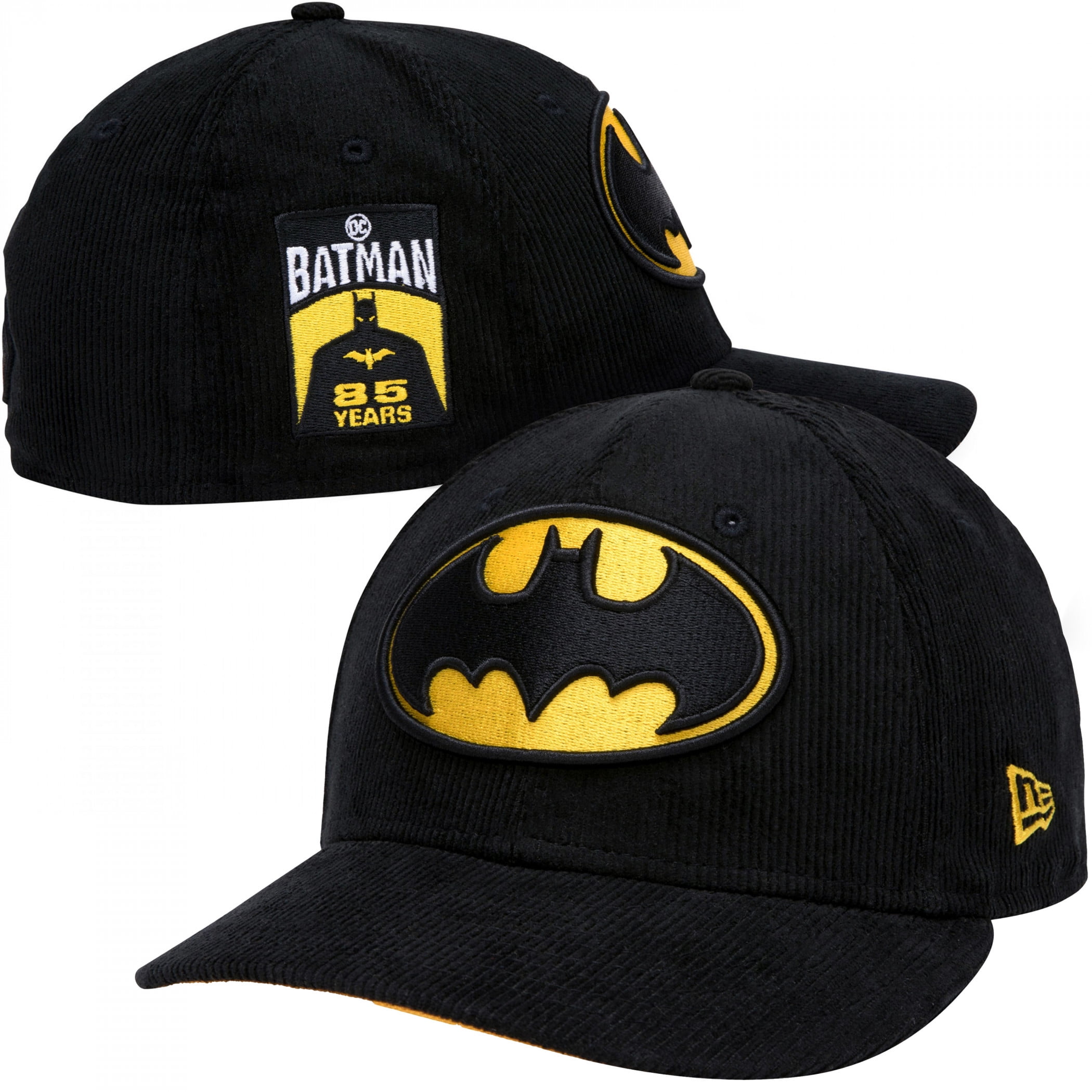 Batman 85th Anniversary Corduroy Low Profile New Era 59Fifty Fitted Hat ...