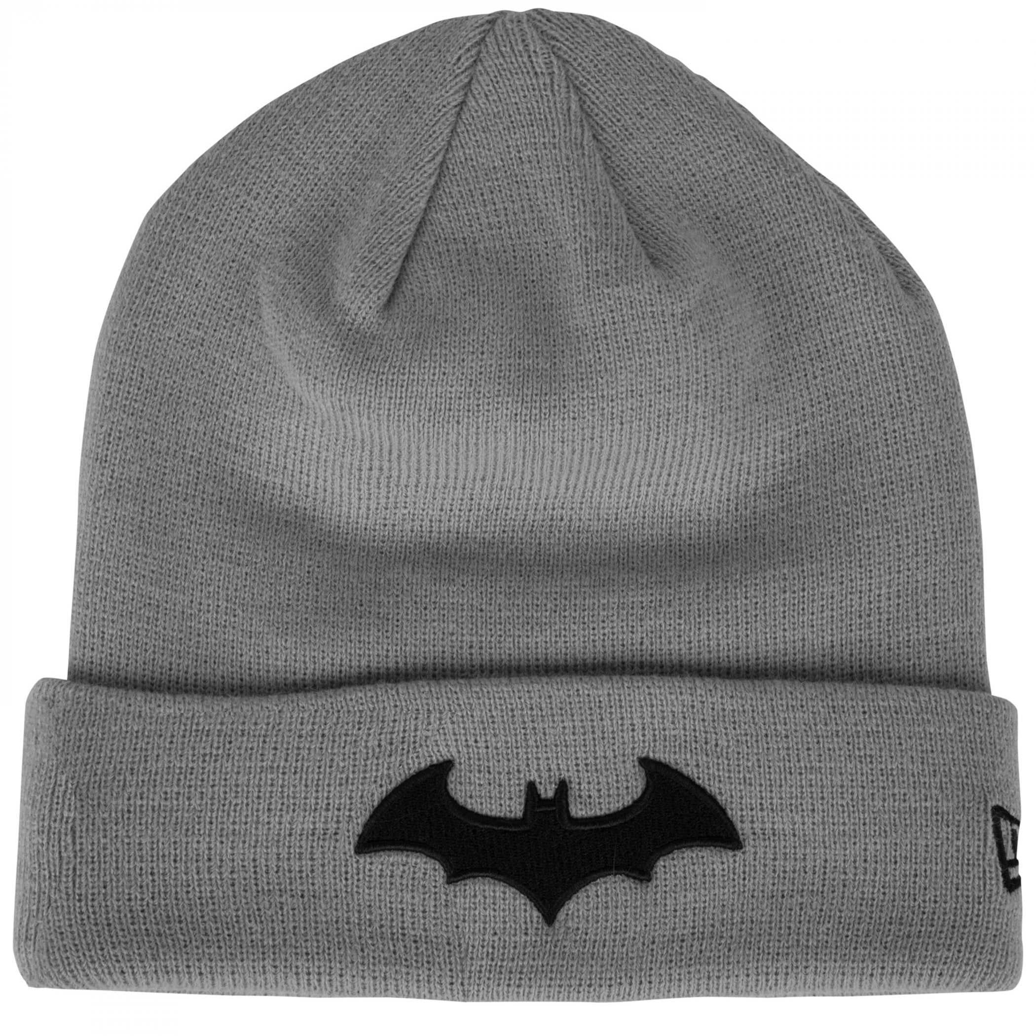 Batman 868007 Hush Logo Era Cuffed Knit Beanie, Grey - Walmart.com