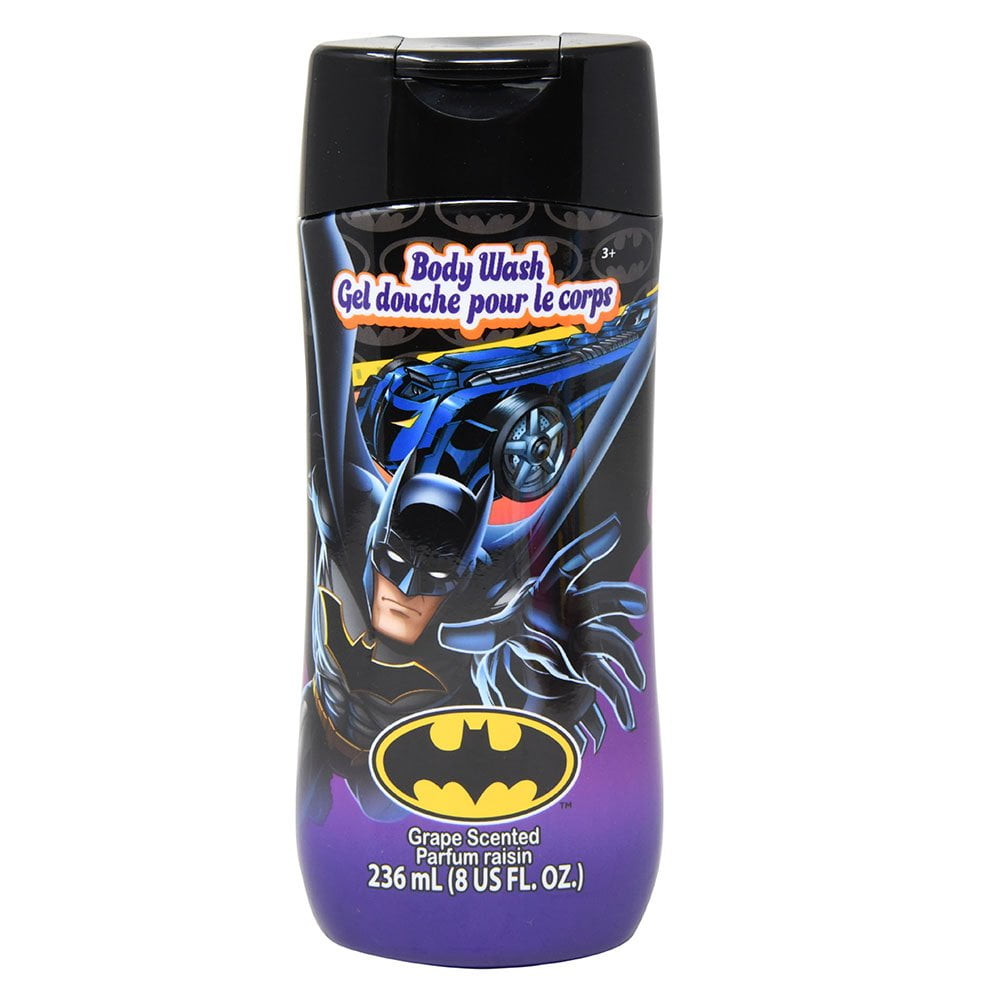 Batman 8oz Body Wash in Bottle Non Toxic Paraben - Walmart.com