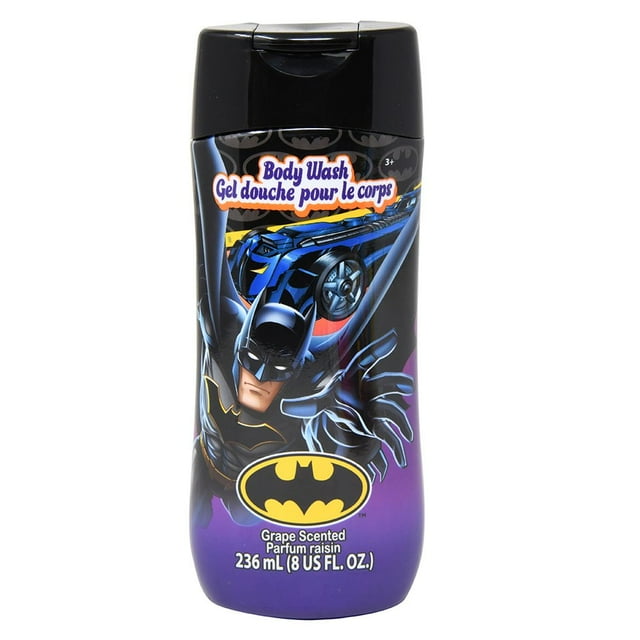 Batman 8oz Body Wash in Bottle Non Toxic Paraben - Walmart.com