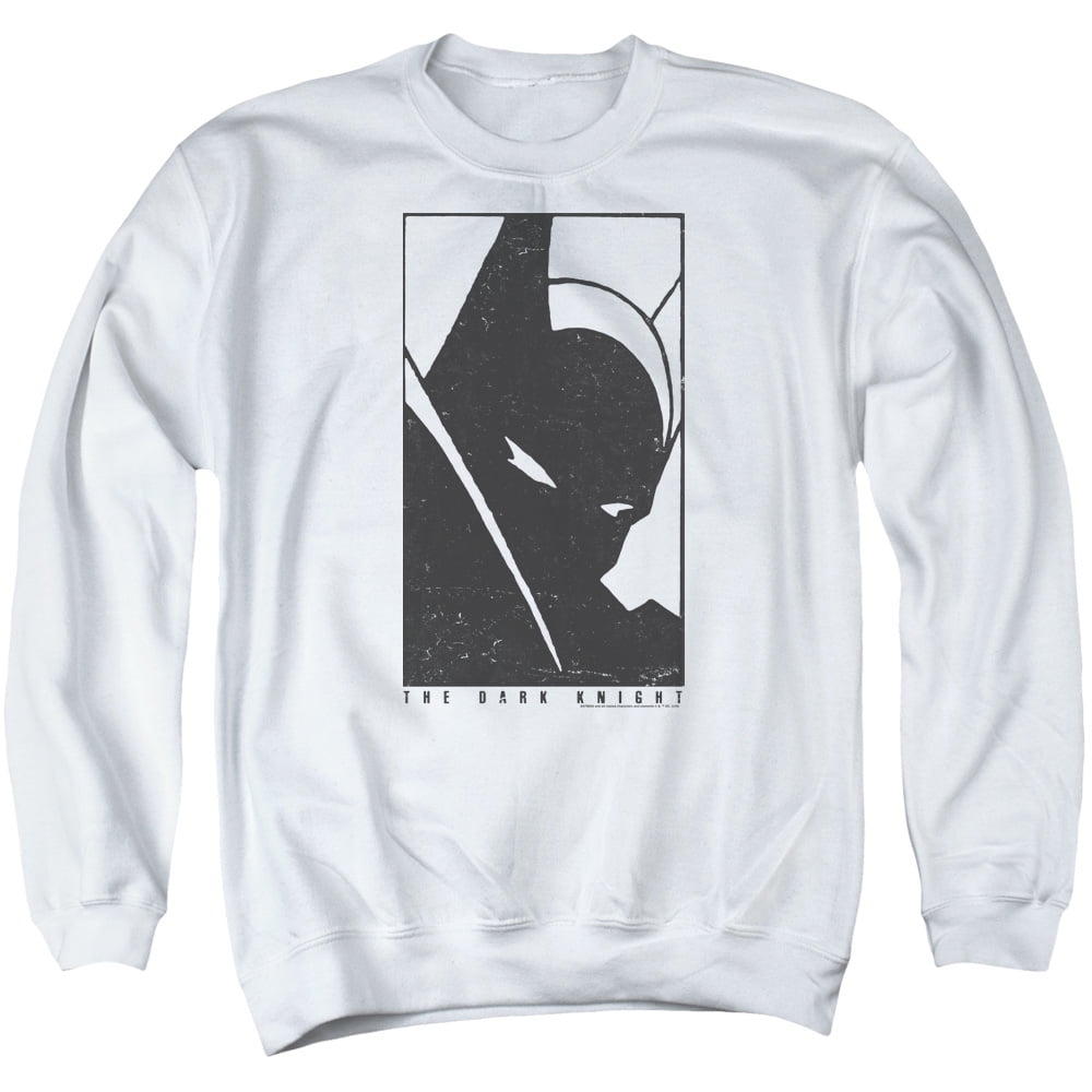 Batman An Icon Adult Crewneck Sweatshirt White - Walmart.com