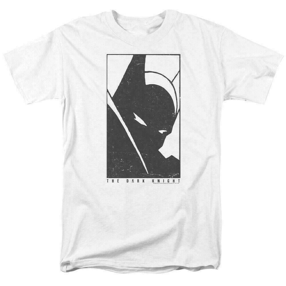 Batman An Icon Distressed Logo T Shirt Licensed Comic Book Tee White ...