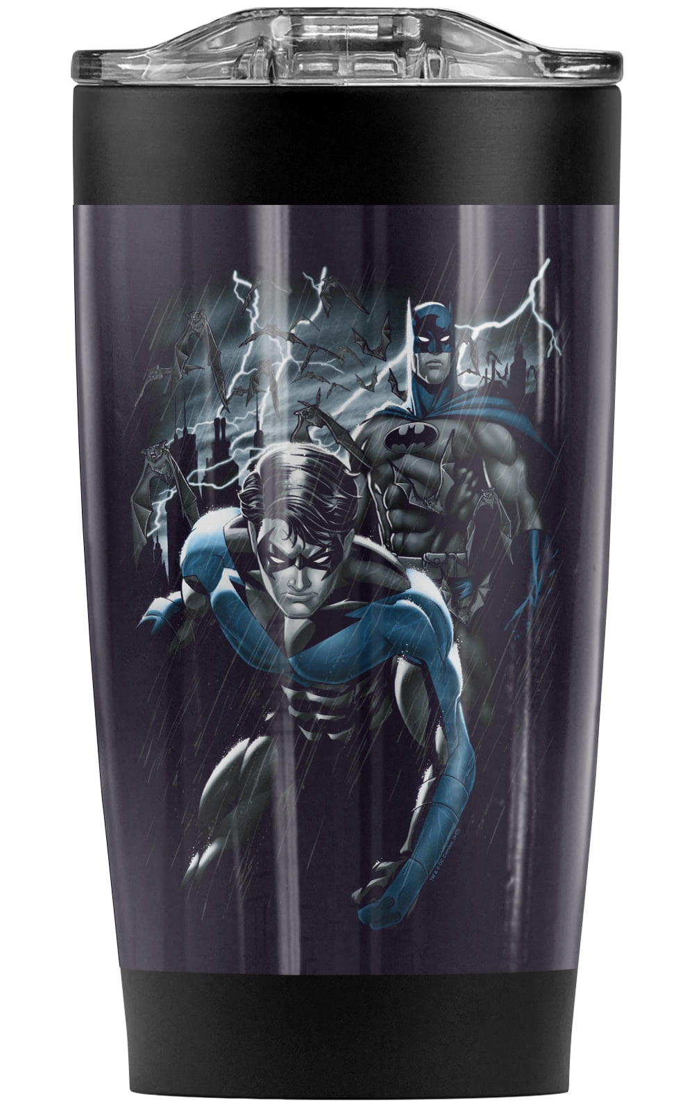 Batman And Nightwing Dynamic Duo Stainless Steel Tumbler 20 oz Coffee ...