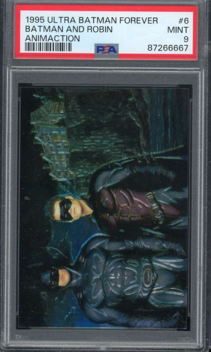 Batman And Robin Card 1995 Ultra Batman Forever #6 PSA 9 - Walmart.com