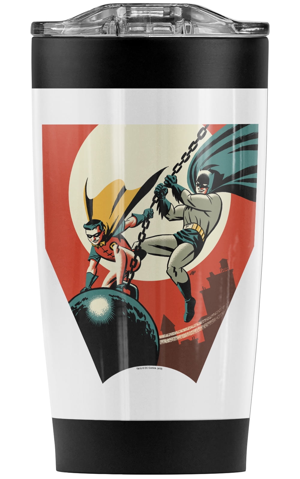 Batman And Robin Wrecking Ball Stainless Steel Tumbler 20 oz Coffee ...
