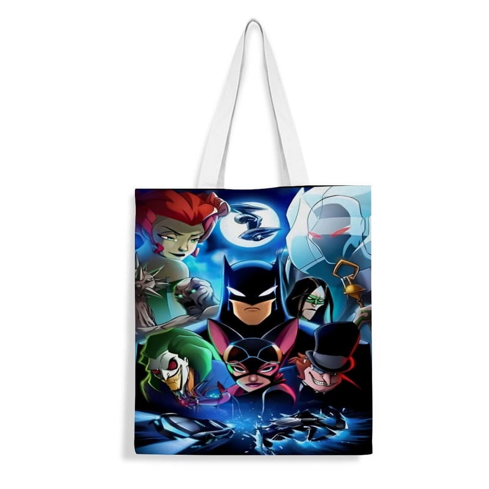 Batman The Animated Series canvas Tote Bag for Women Aesthetic Cute Cat ...