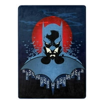"Batman Fleece Superhero Kids Plush Throw Blanket 45"" x 60"" DC Comics ...