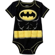 DC Comics Justice League Batman Infant Baby Boys Short Sleeve Bodysuit ...