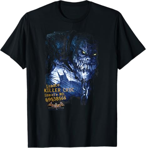 Batman: Arkham Asylum Inmate: Killer Croc T-Shirt - Walmart.com