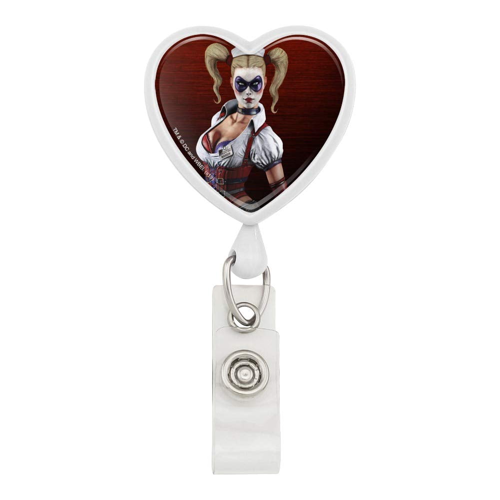 Batman Arkham Asylum Video Game Harley Quinn Heart Lanyard Retractable ...