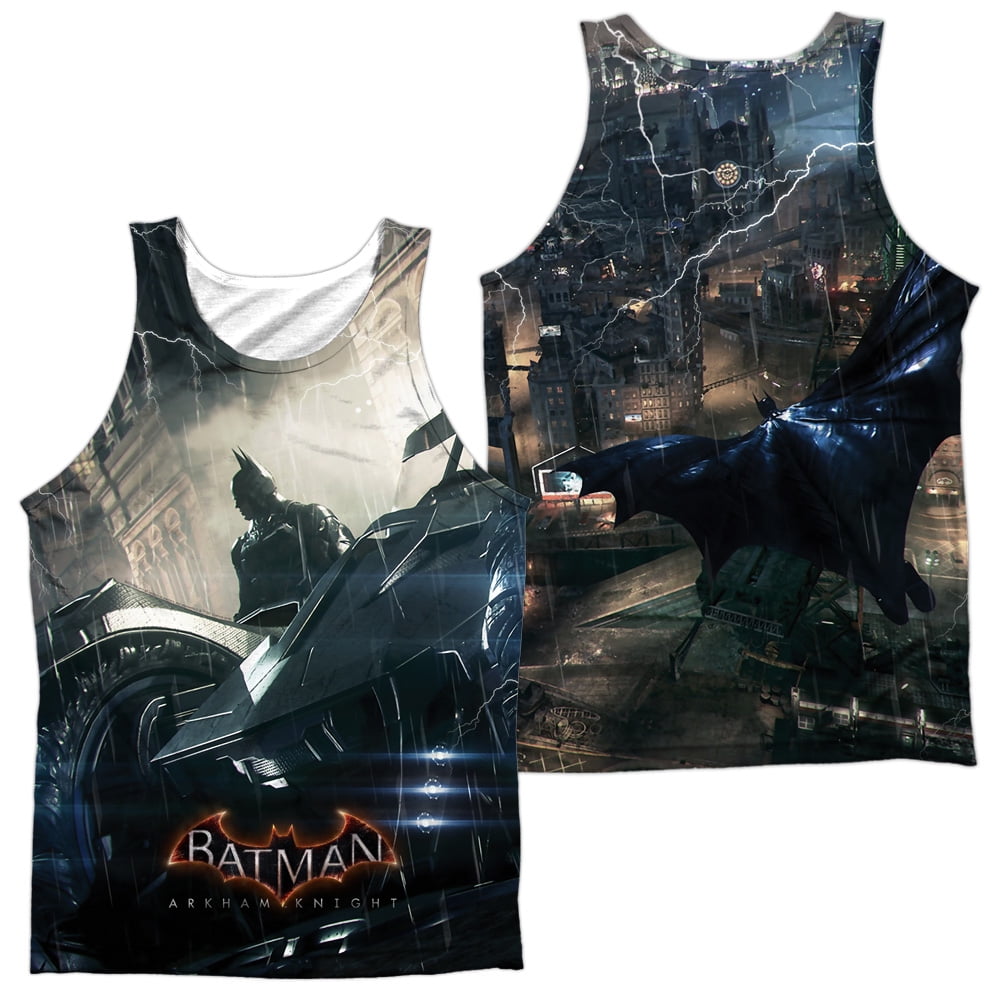 Batman: Arkham Knight Video Game Into The Night Front/Back Print Tank ...