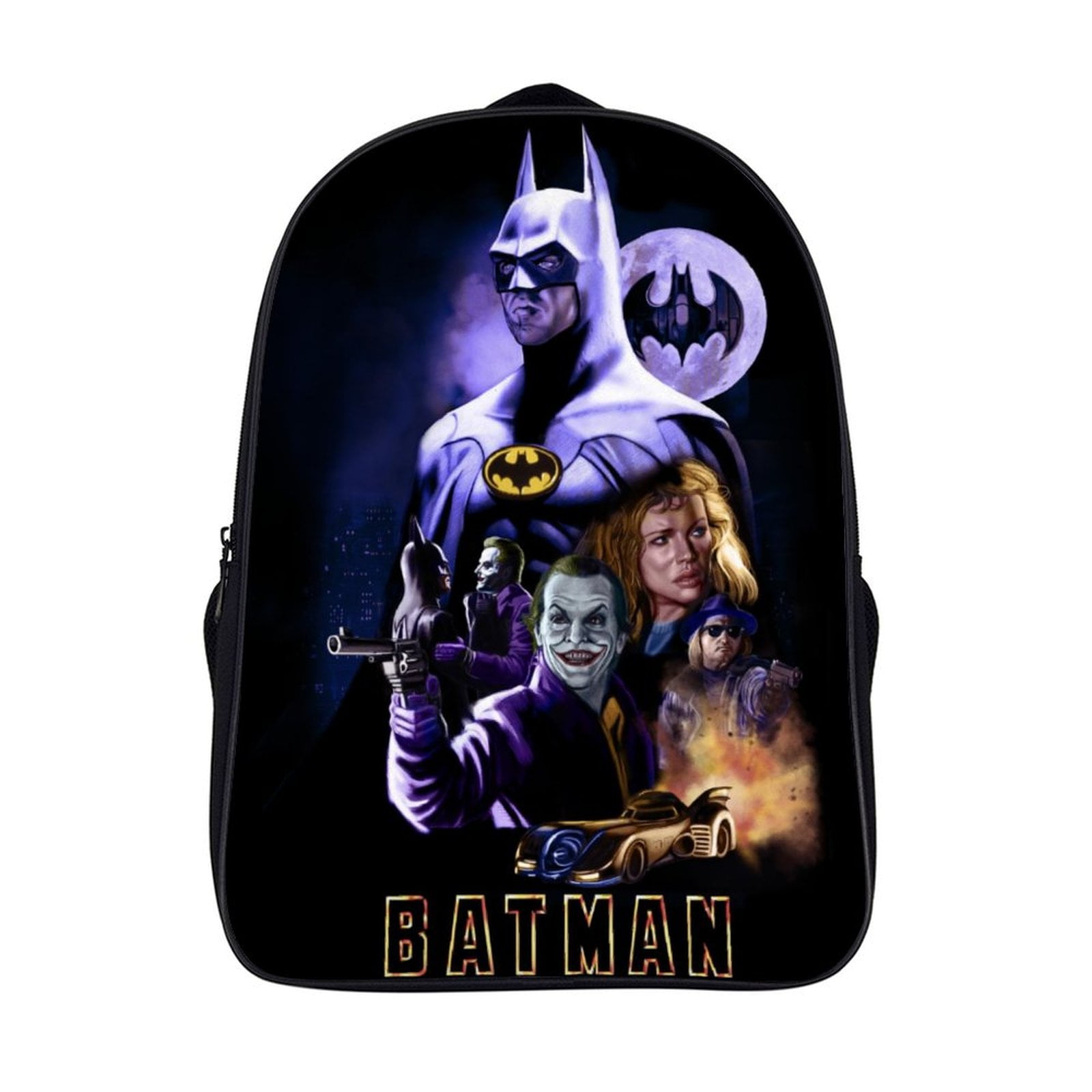 Batman Backpack 16 Inch Book Bags Casual Daypack for Travel Work Office ...