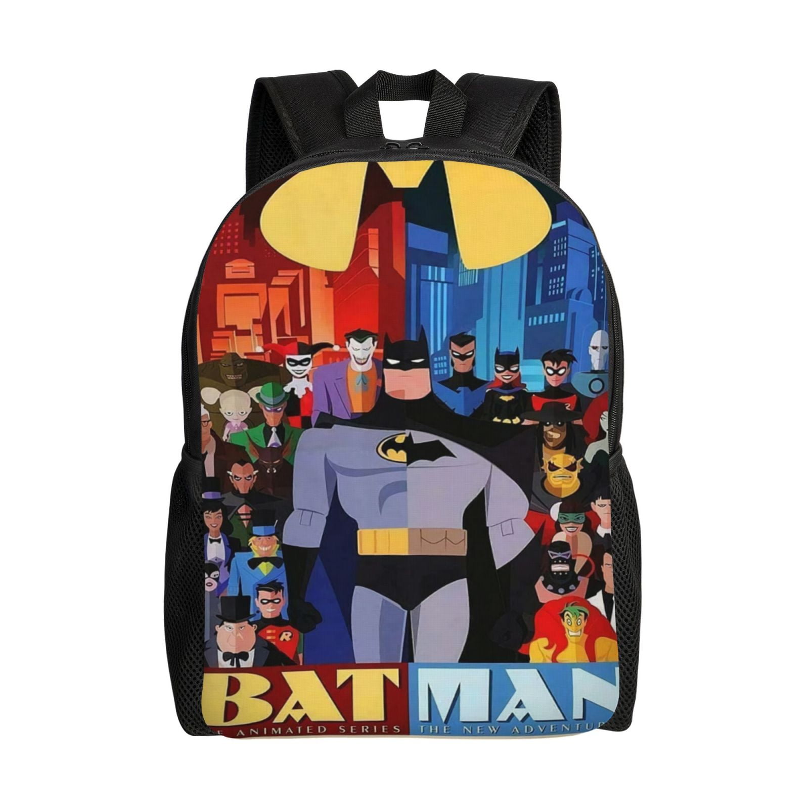 Batman Backpack, 3D Printed Cartoon Laptop Bag Bookbag, Lightweight ...