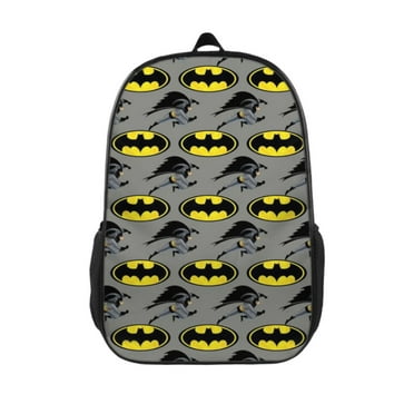 DC Comics Batman Bat Symbol Half-Tone Kids School Backpack, 16-inch ...