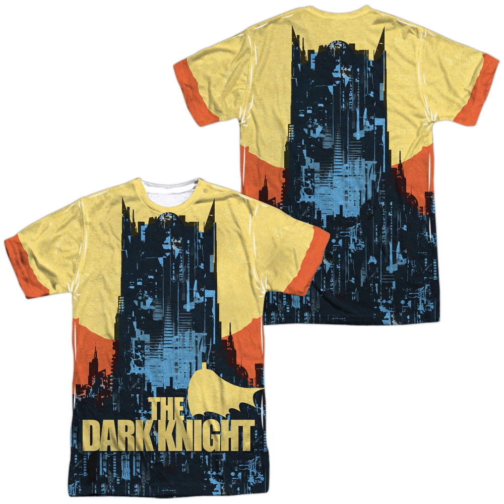 Batman Bat Building Unisex Adult Sublimated Costume T Shirt (Front/Back ...