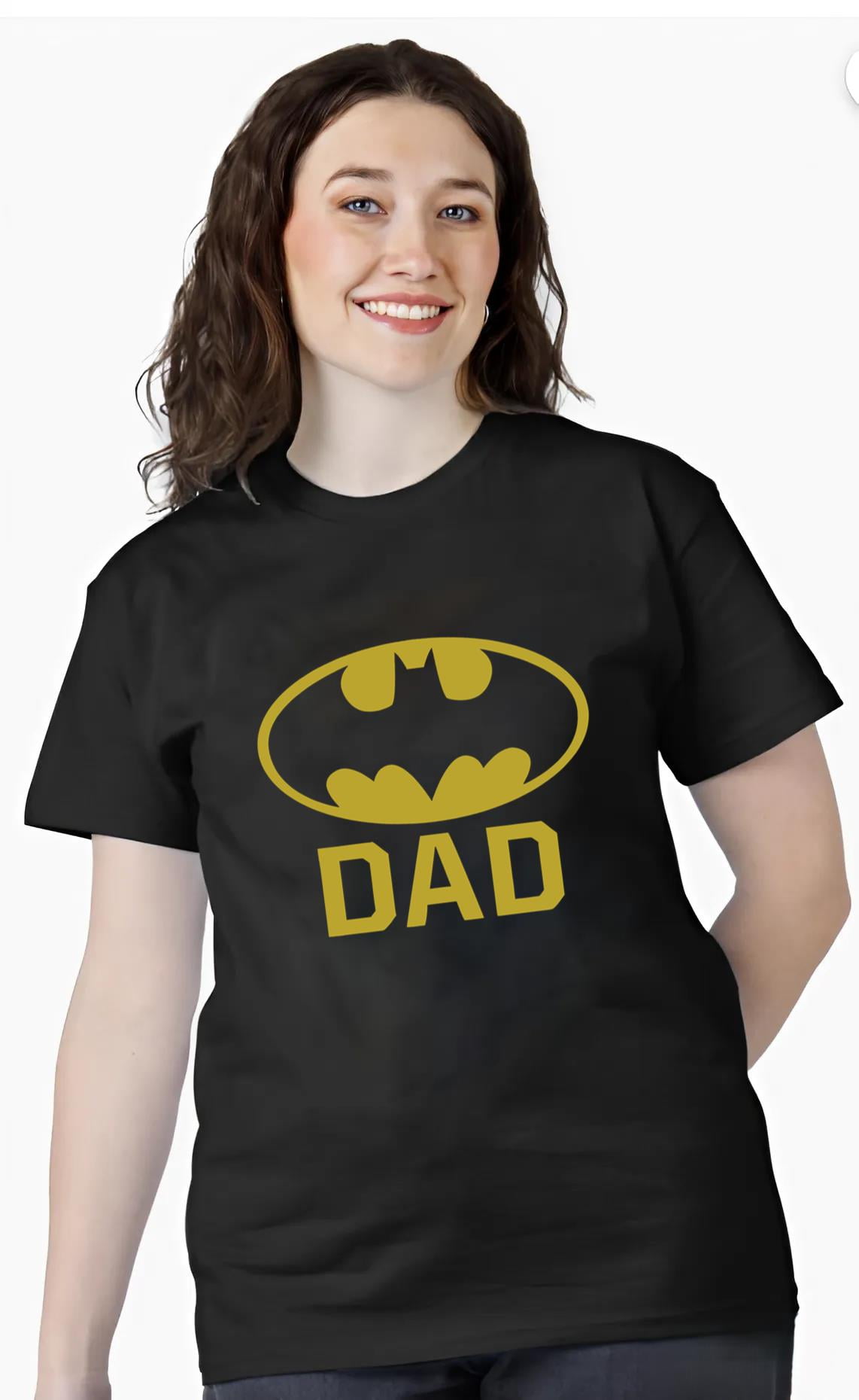 Batman Bat Dad Licensed Comic Book T-Shirt Hero Father, for men & women ...