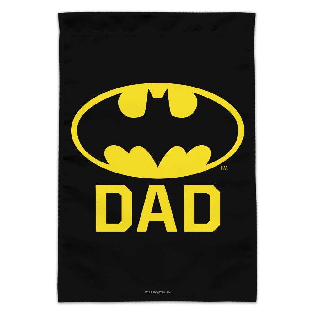 Batman Bat Dad Shield Logo Garden Yard Flag - Walmart.com