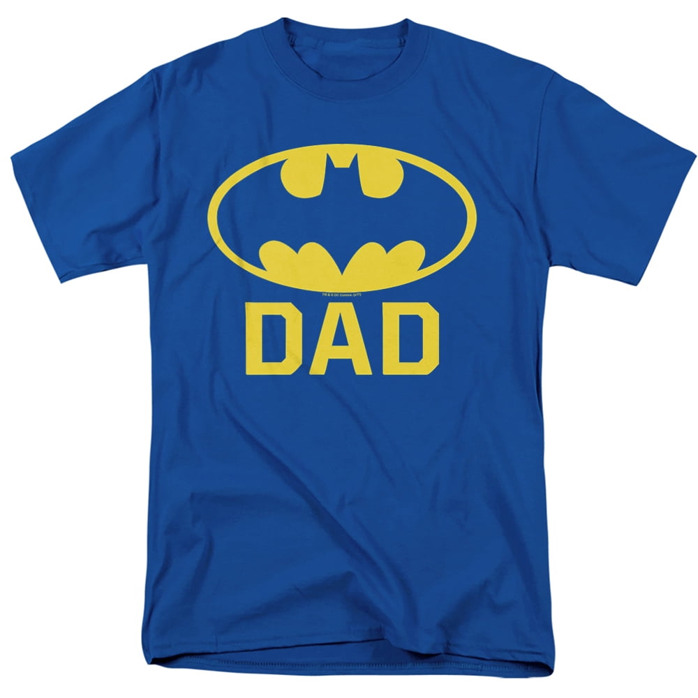 Batman Bat Dad Unisex Adult T Shirt, Royal, Medium - Walmart.com