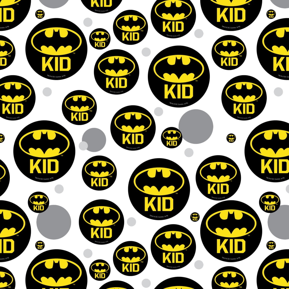 Batman Bat Kid Shield Logo Premium Gift Wrap Wrapping Paper Roll ...