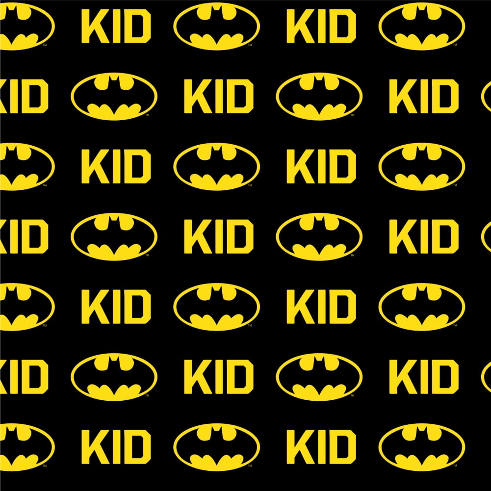 Batman Bat Kid Shield Logo Premium Roll Gift Wrap Wrapping Paper ...