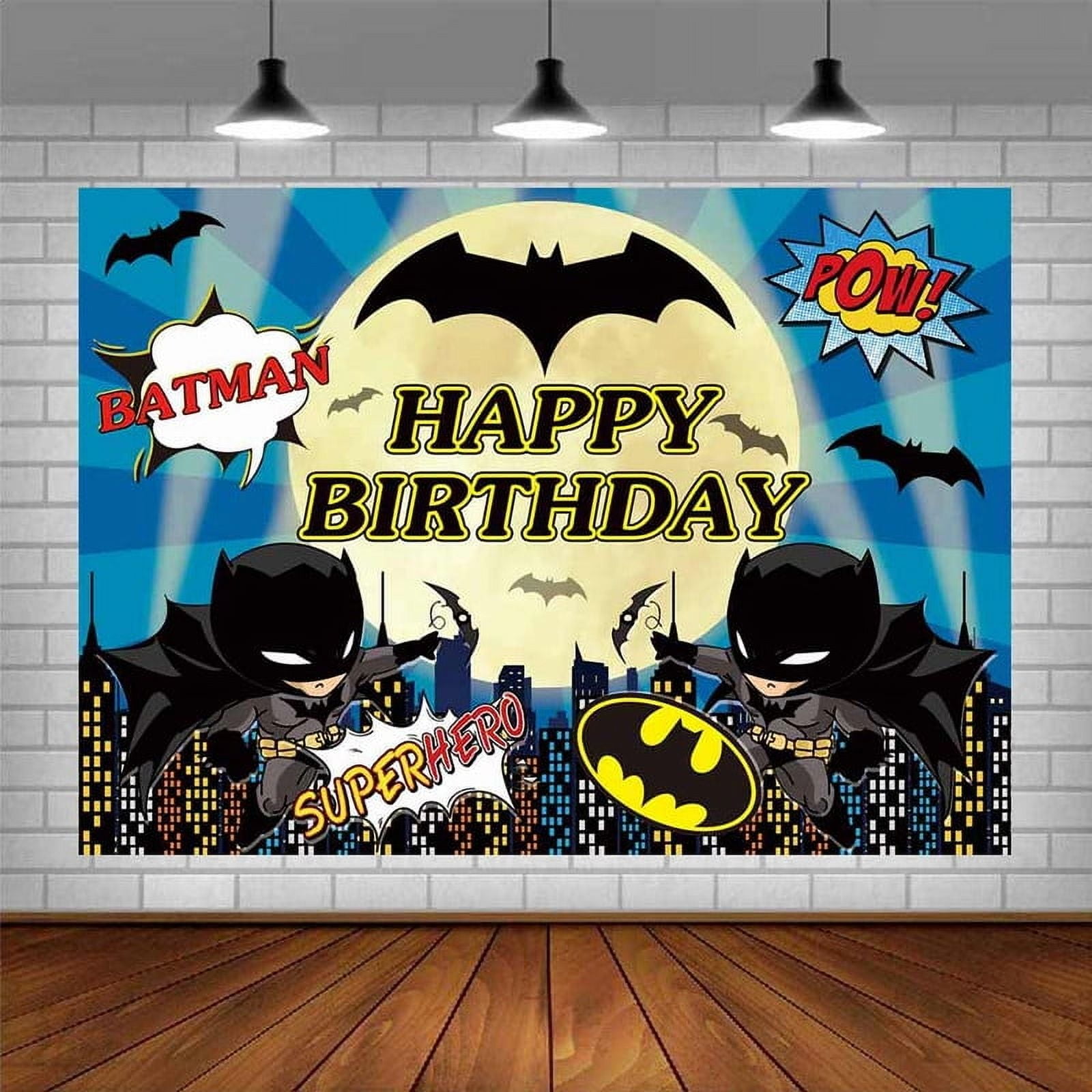 Batman Bat Man Backdrop Banner Party Supplies Poster Movie Theme ...