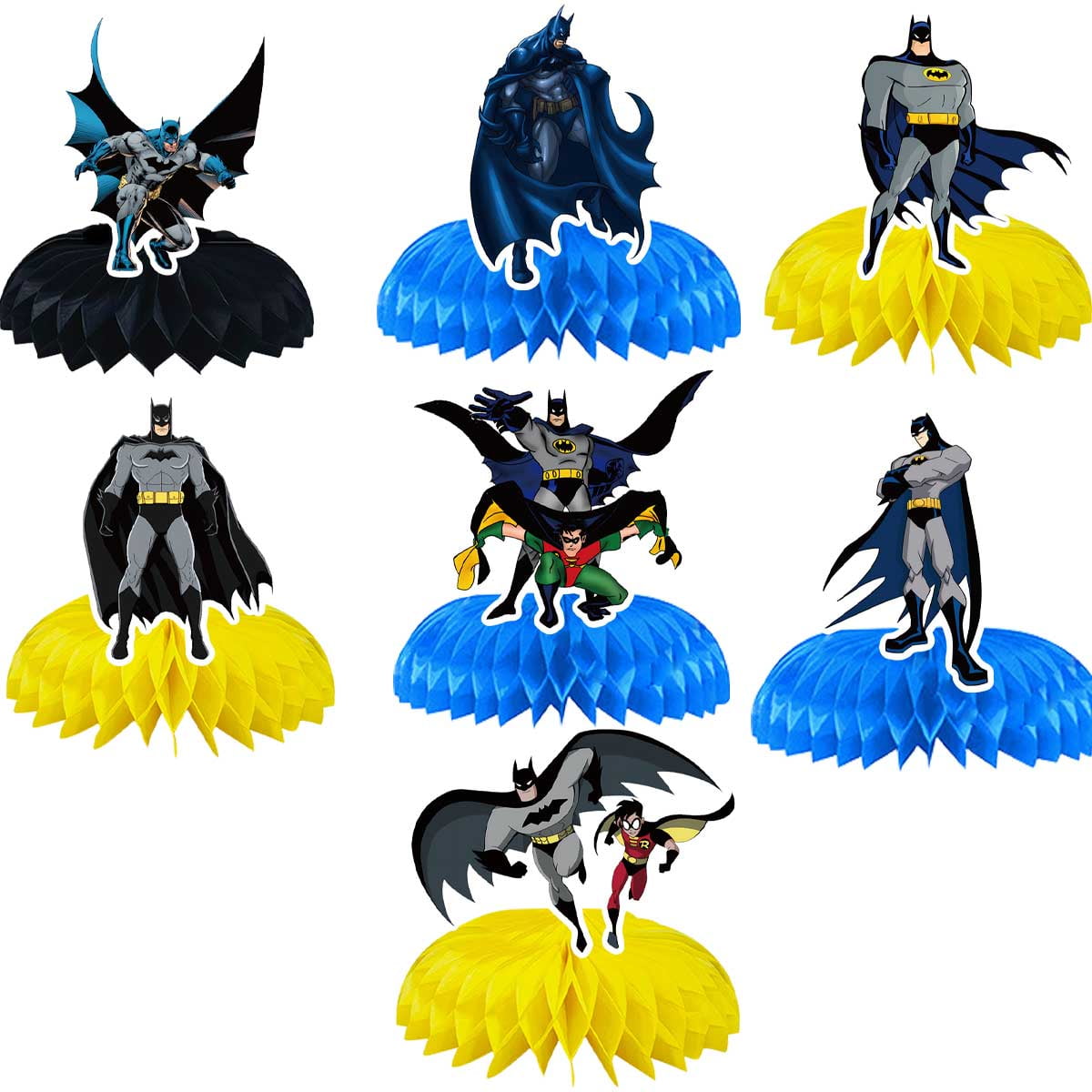 Batman Bat Man Honeycomb Centerpieces Table Toppers Decorations for ...