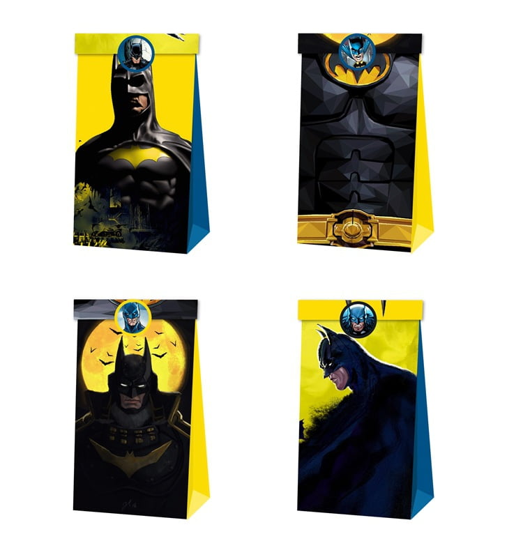 Batman Bat Man Treat Bags Candy Decorations Party Favor Supplies ...