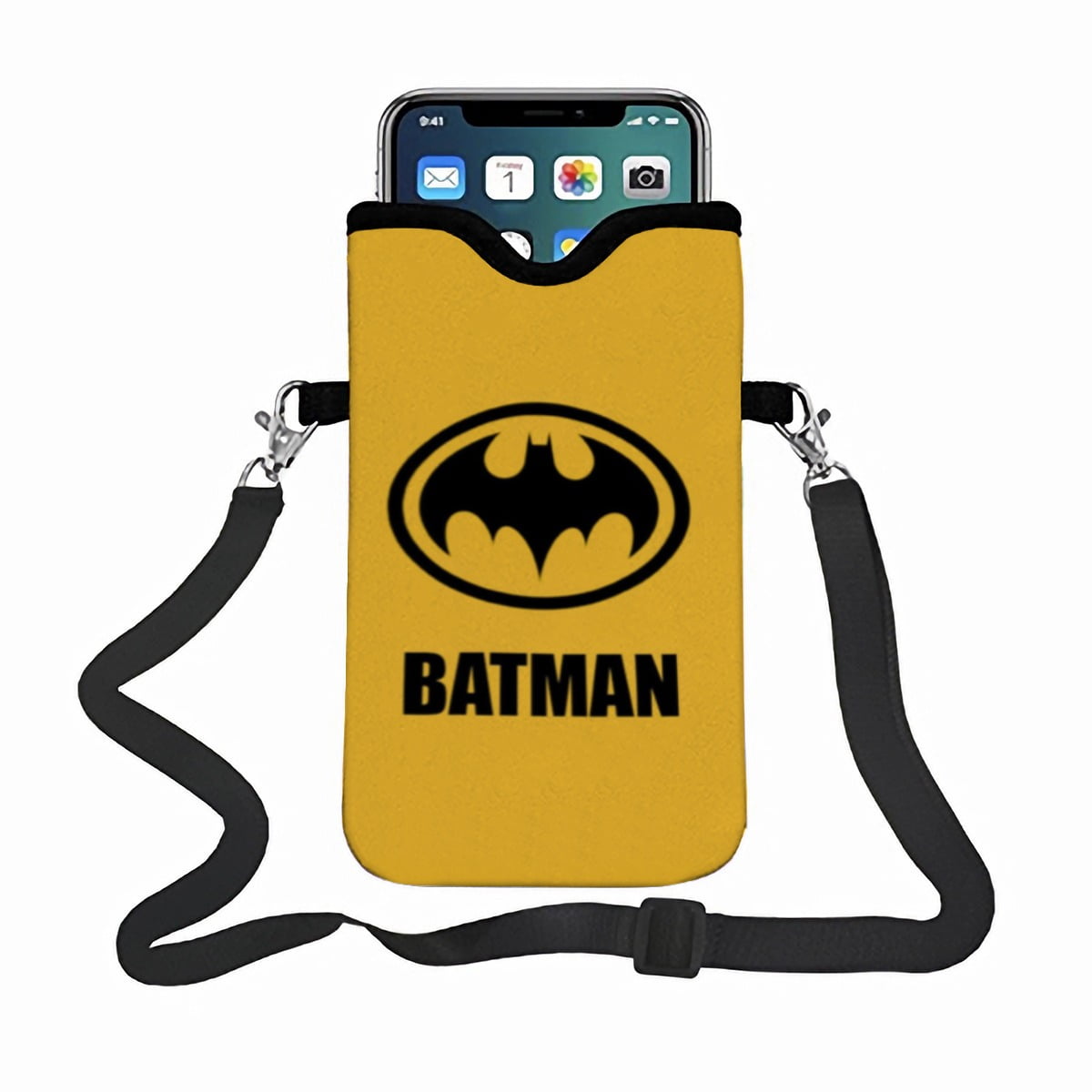 Batman Bat Man phone crossbody bag, featuring an adjustable strap small ...