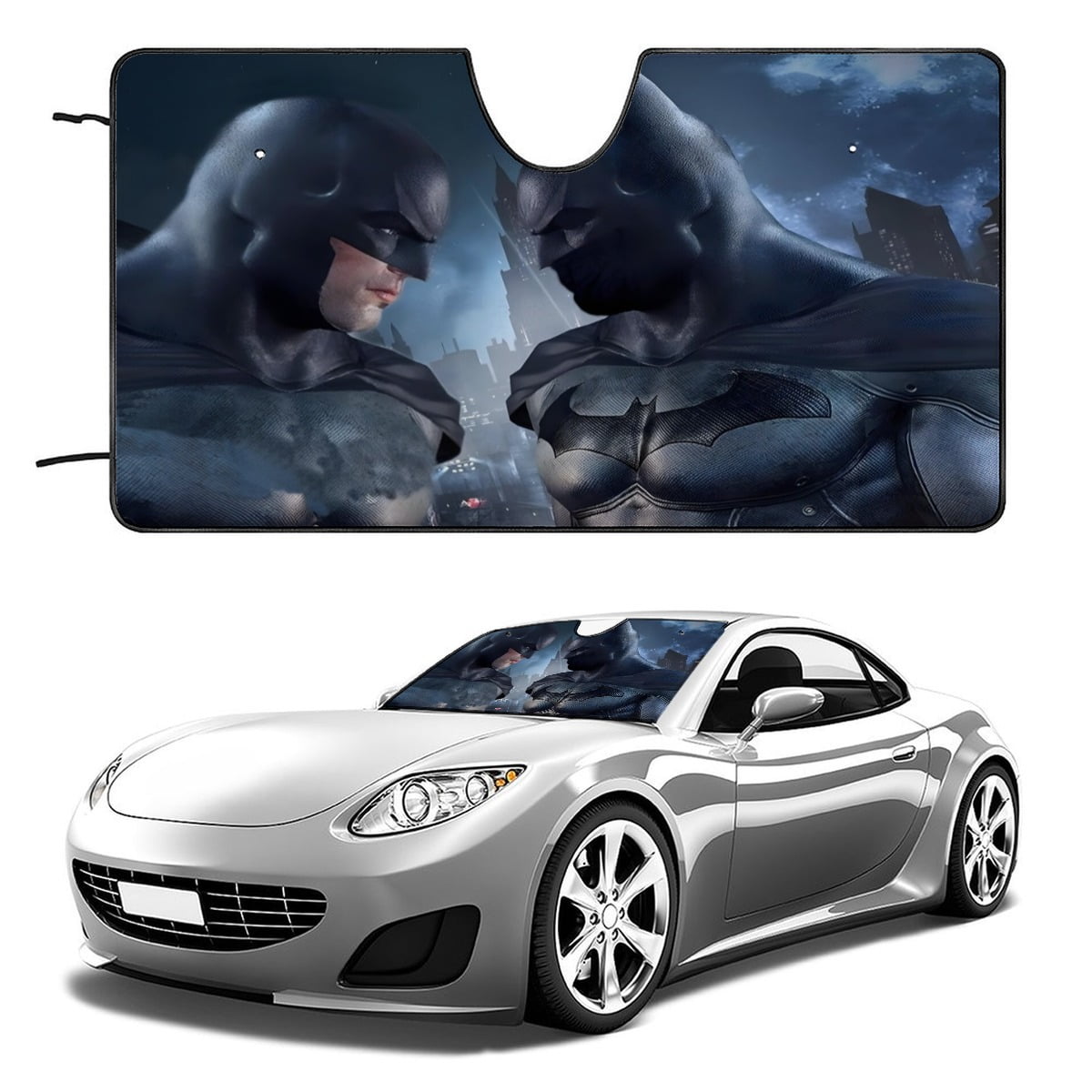 Batman Bat Man-theme Windshield Sun Shade Front Protector Folding Car ...
