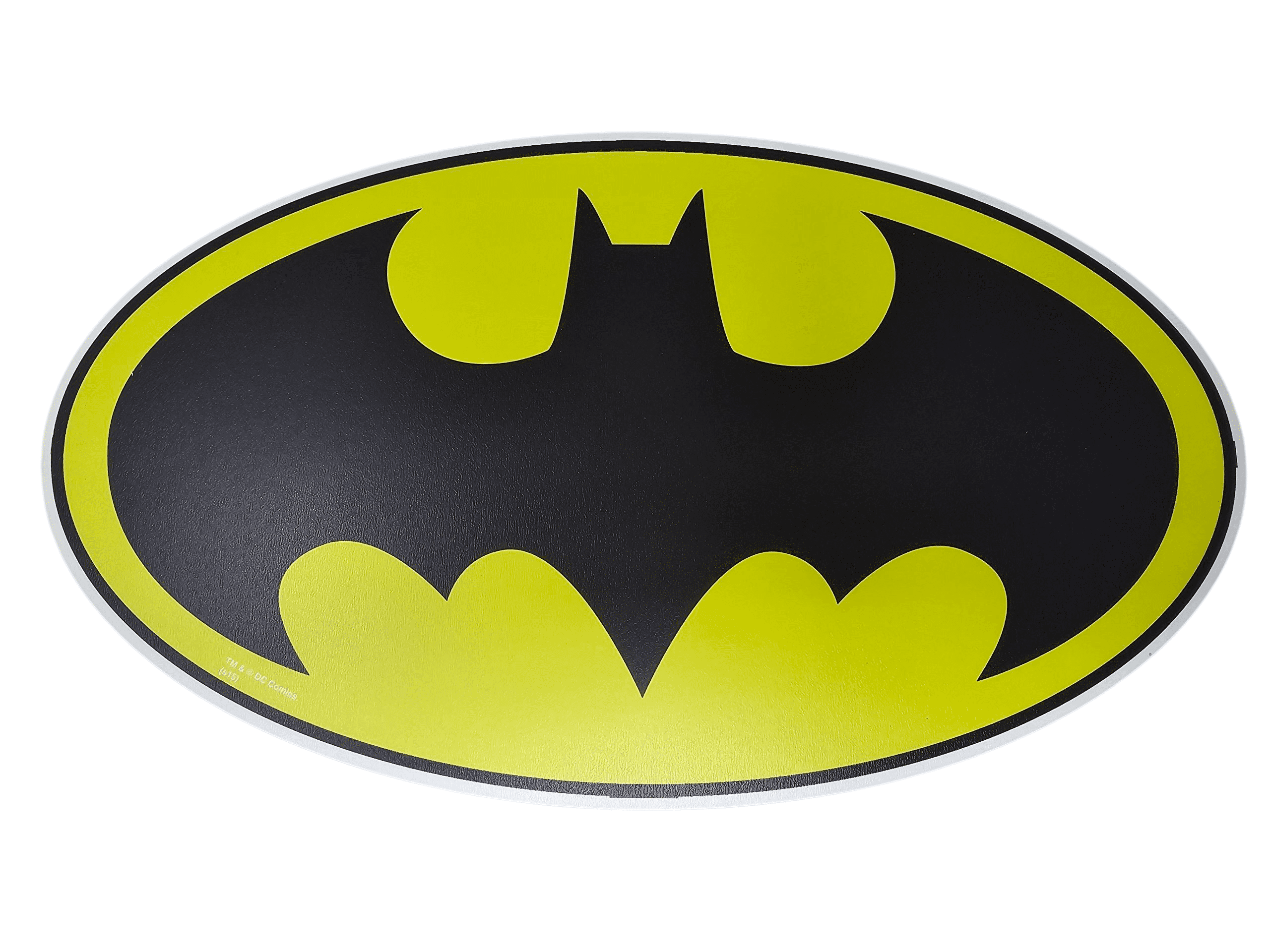 Batman Bat Signal 14X8in Wooden Wall Sign - Walmart.com