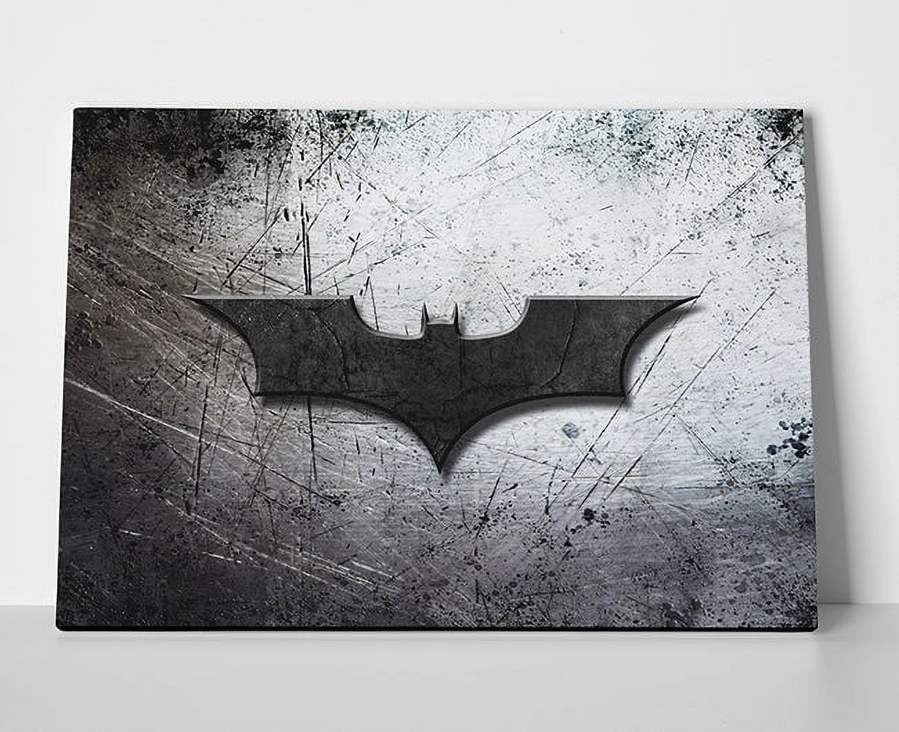 Batman Bat Symbol Poster or Wrapped Canvas - Walmart.com