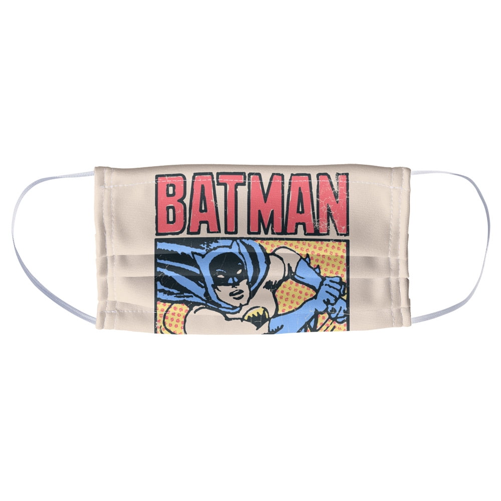 Batman Bat Zap 1-Ply Reusable Face Mask Covering, Unisex - Walmart.com