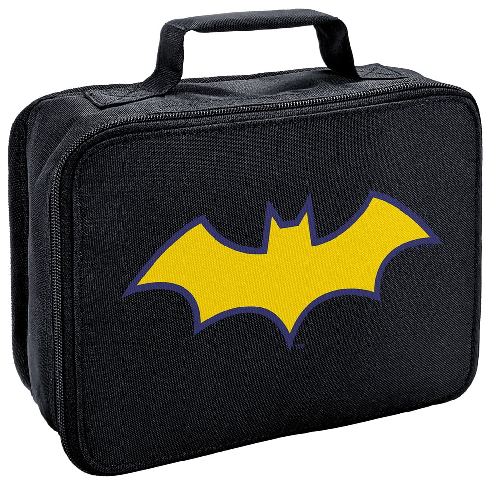 Batman Batgirl Logo Insulated Soft Sided Lunch Box - Reusable Lunch Bag ...