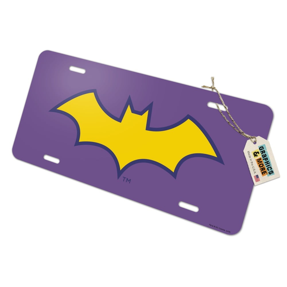 Batman Batgirl Logo Novelty Metal Vanity Tag License Plate - Walmart.com