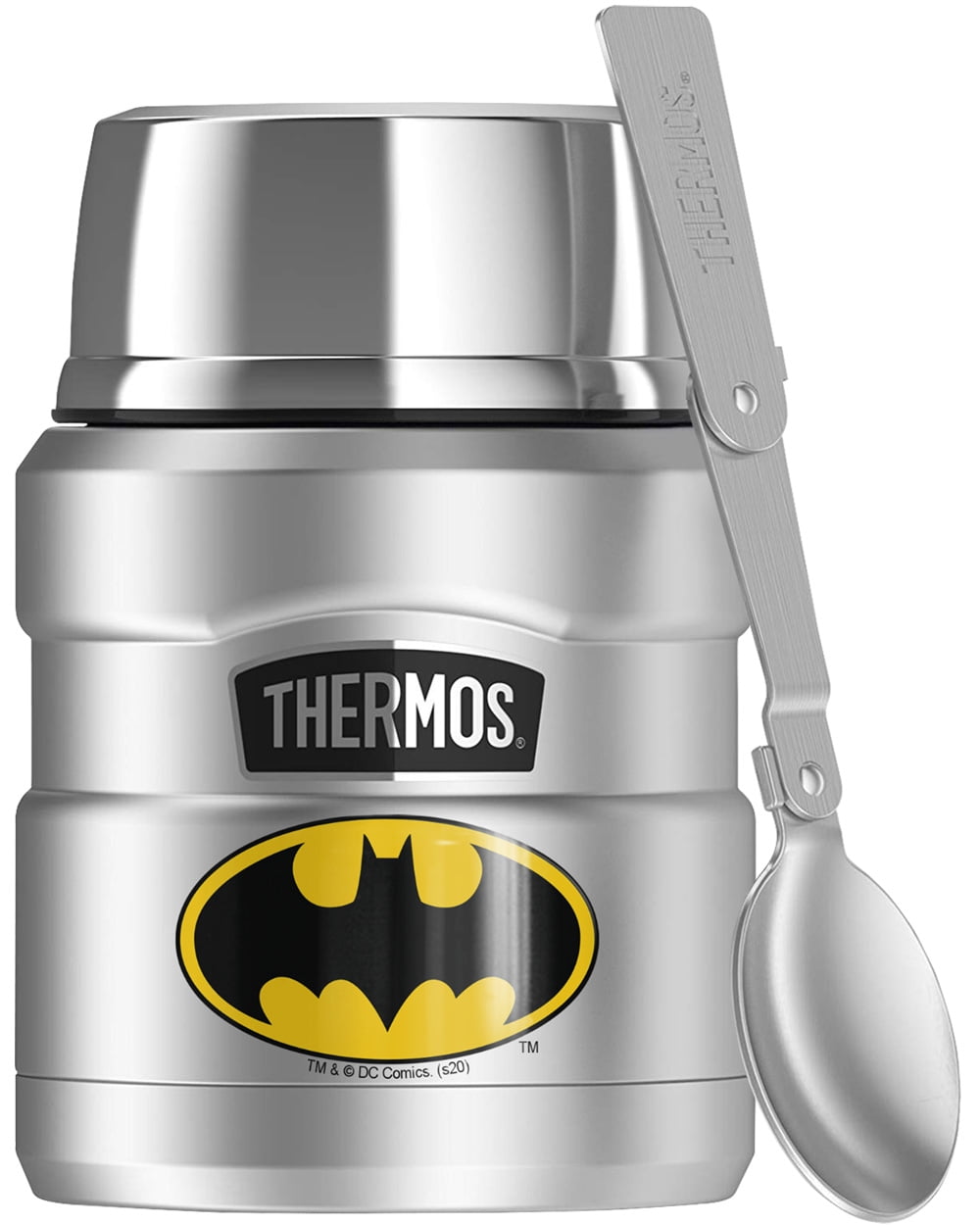 Batman Batgirl Logo, THERMOS STAINLESS KING Stainless Steel Food Jar ...