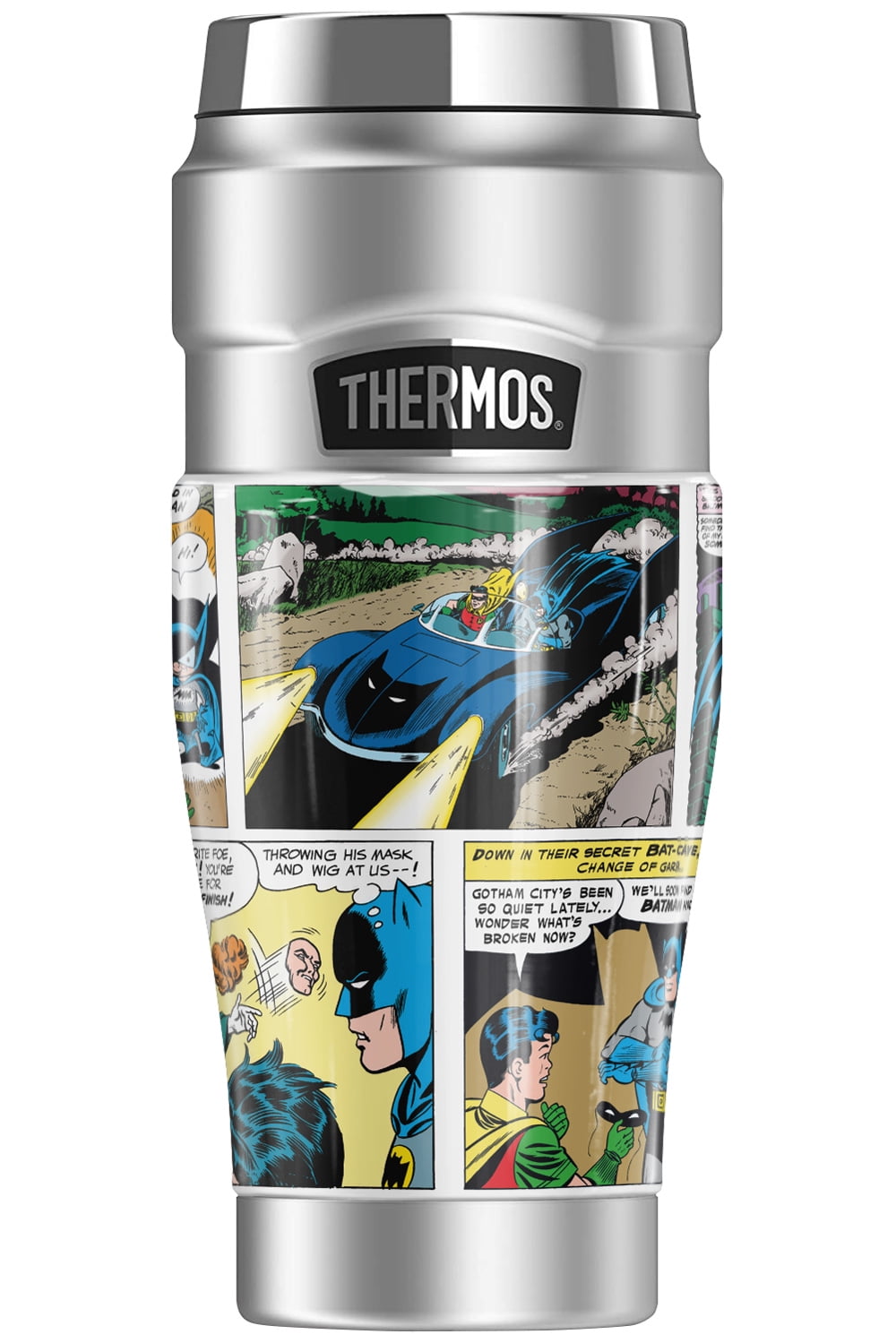Batman Batman Comic Panels THERMOS STAINLESS KING Stainless Steel ...