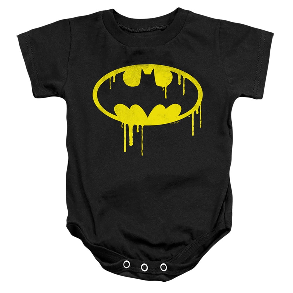 Batman Batman Dripping Logo Unisex Infant Snap Suit for Baby (6 Months ...