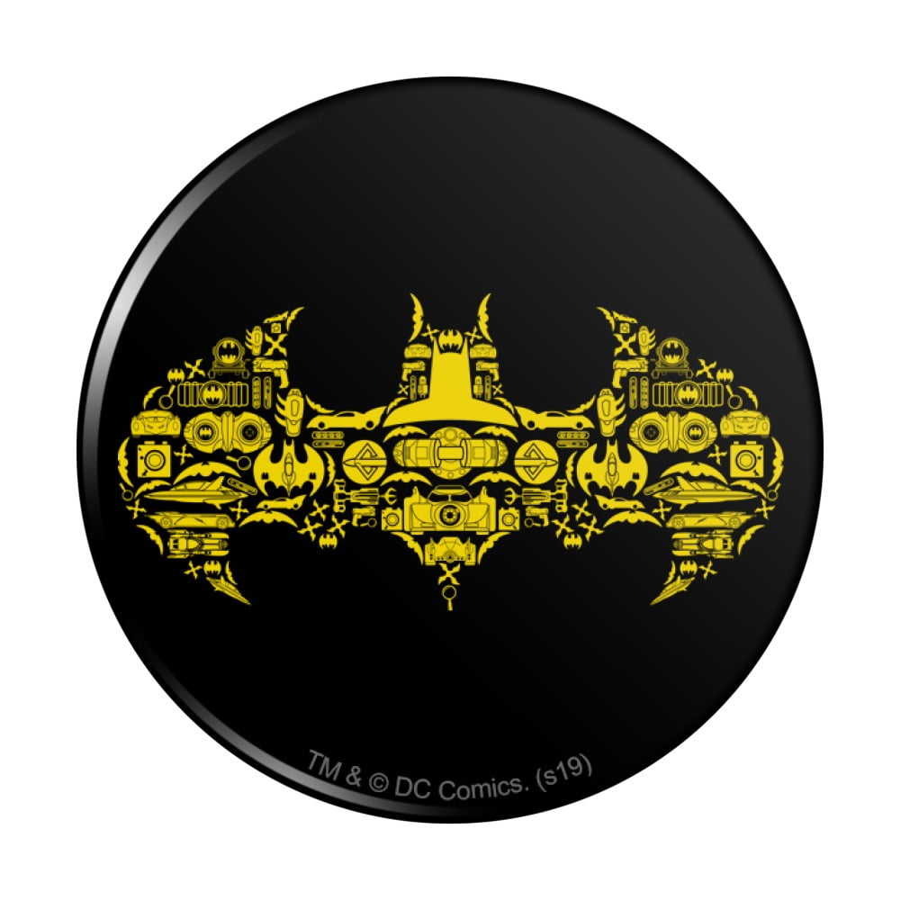 Batman Batman Icons Logo Pinback Button Pin - Walmart.com