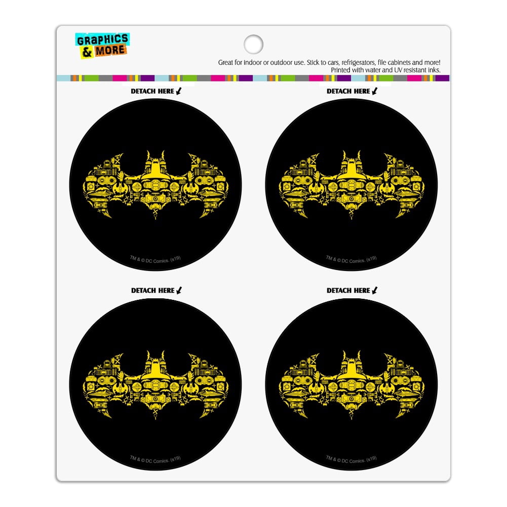 Batman Batman Icons Logo Refrigerator Fridge Locker Vinyl Circle Magnet ...