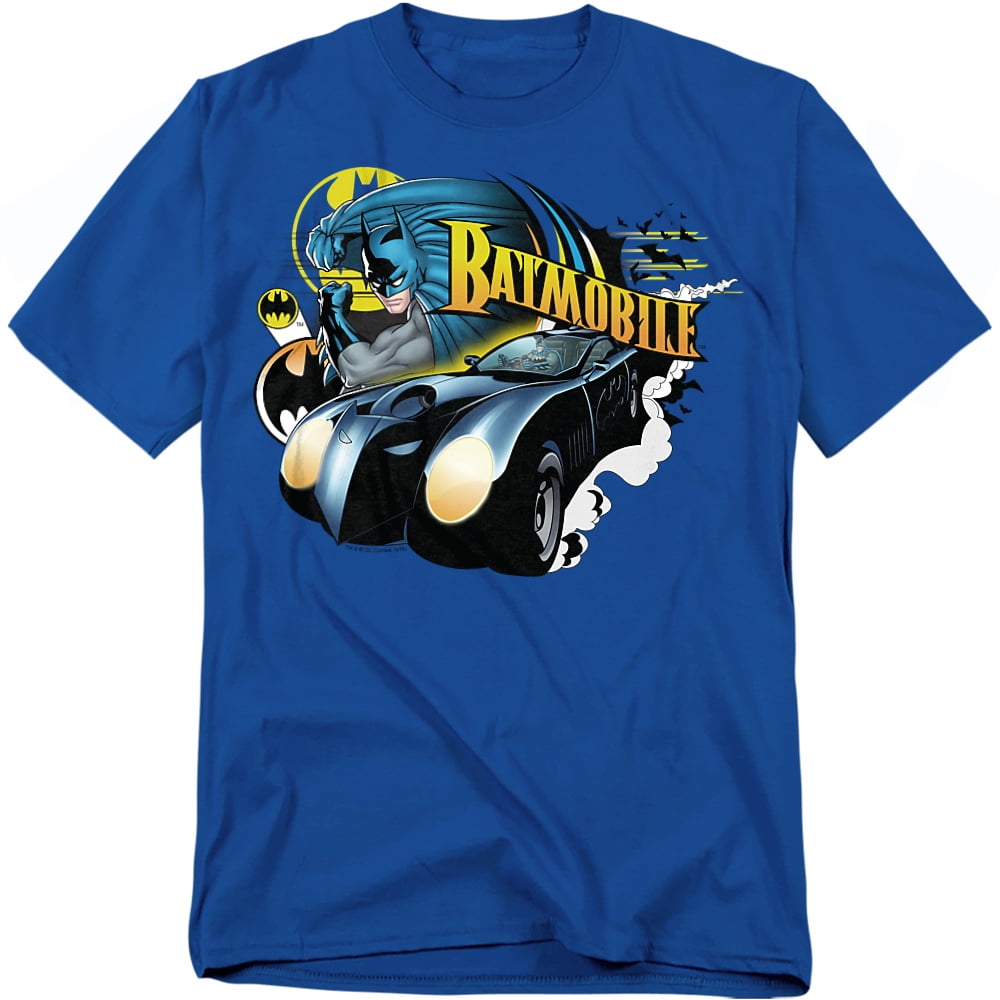 Batman T-Shirt Batmobile Unisex Graphic Tee For Men & Women Royal ...