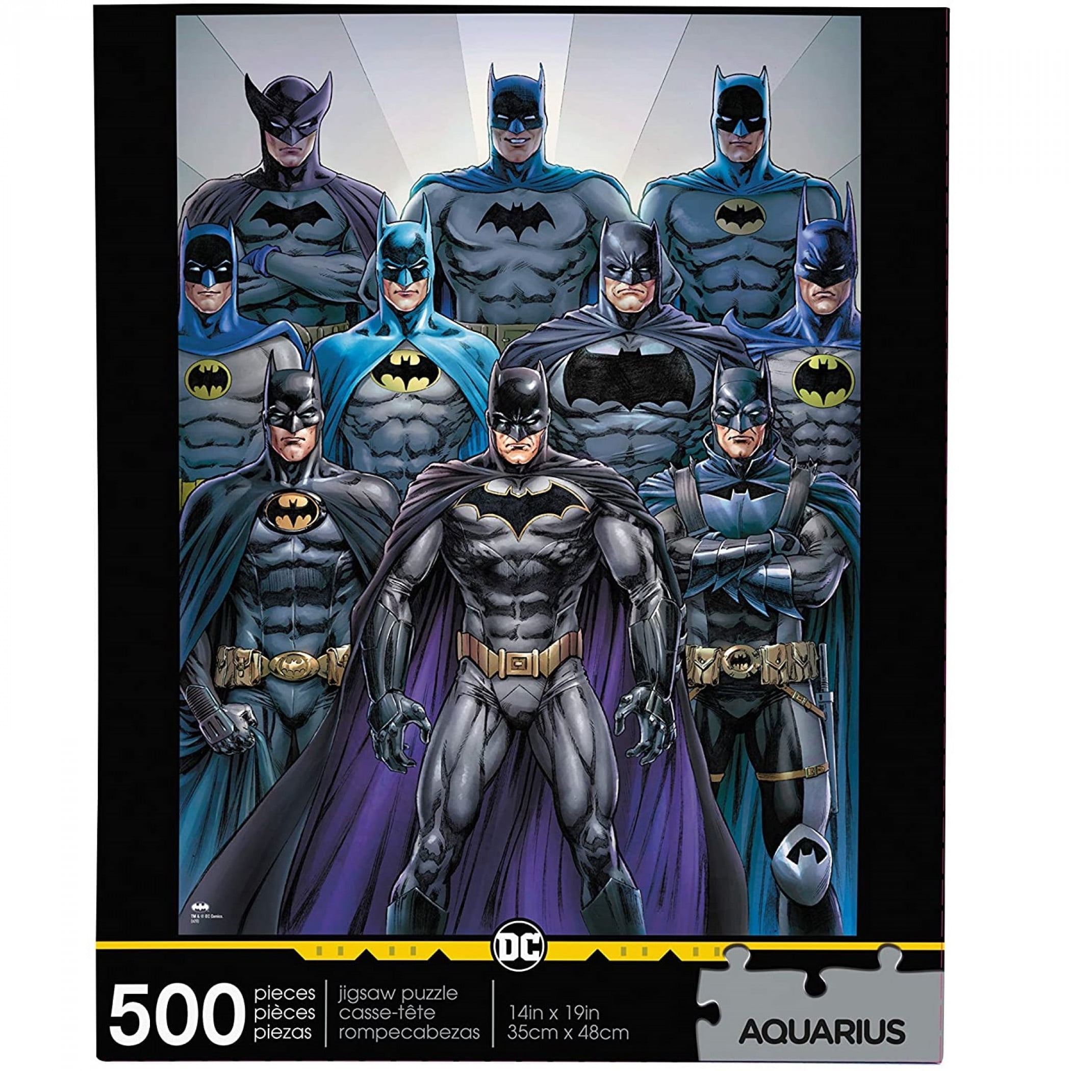 DC Comics Batman Batsuits 500 Piece Jigsaw Puzzle - Walmart.com