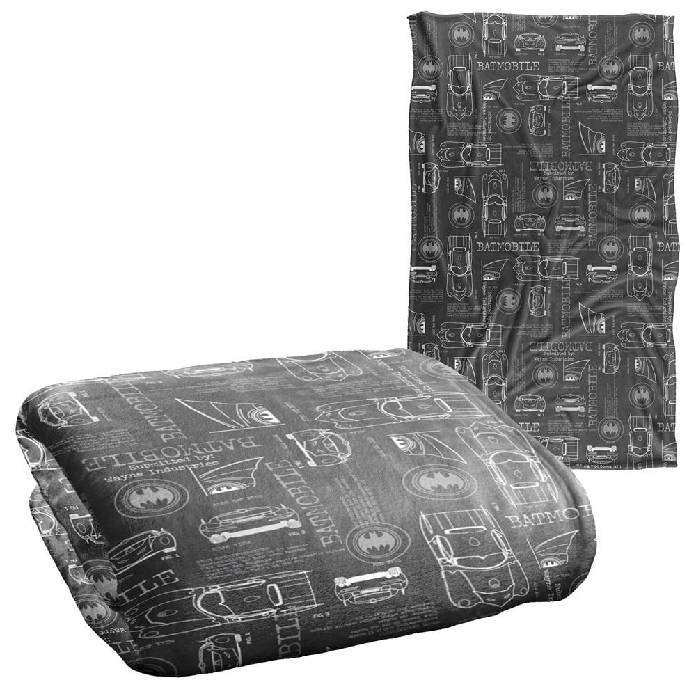 Batman Be Vigilant Pattern Silky Touch Super Soft Throw Blanket 36" x ...