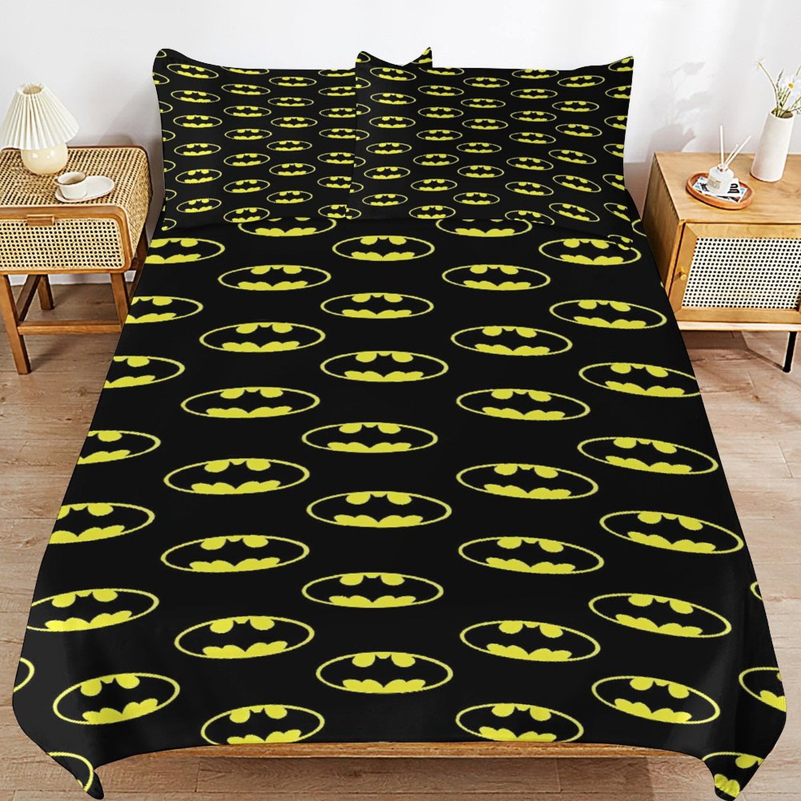Batman Bed Duvet Cover Microfiber Bedding Sets 3D Printed Lightweight 3 ...