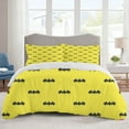 Batman Bedding Sets Cartoon Duvet Cover Lightweight 3 Piece Bet Sets ...