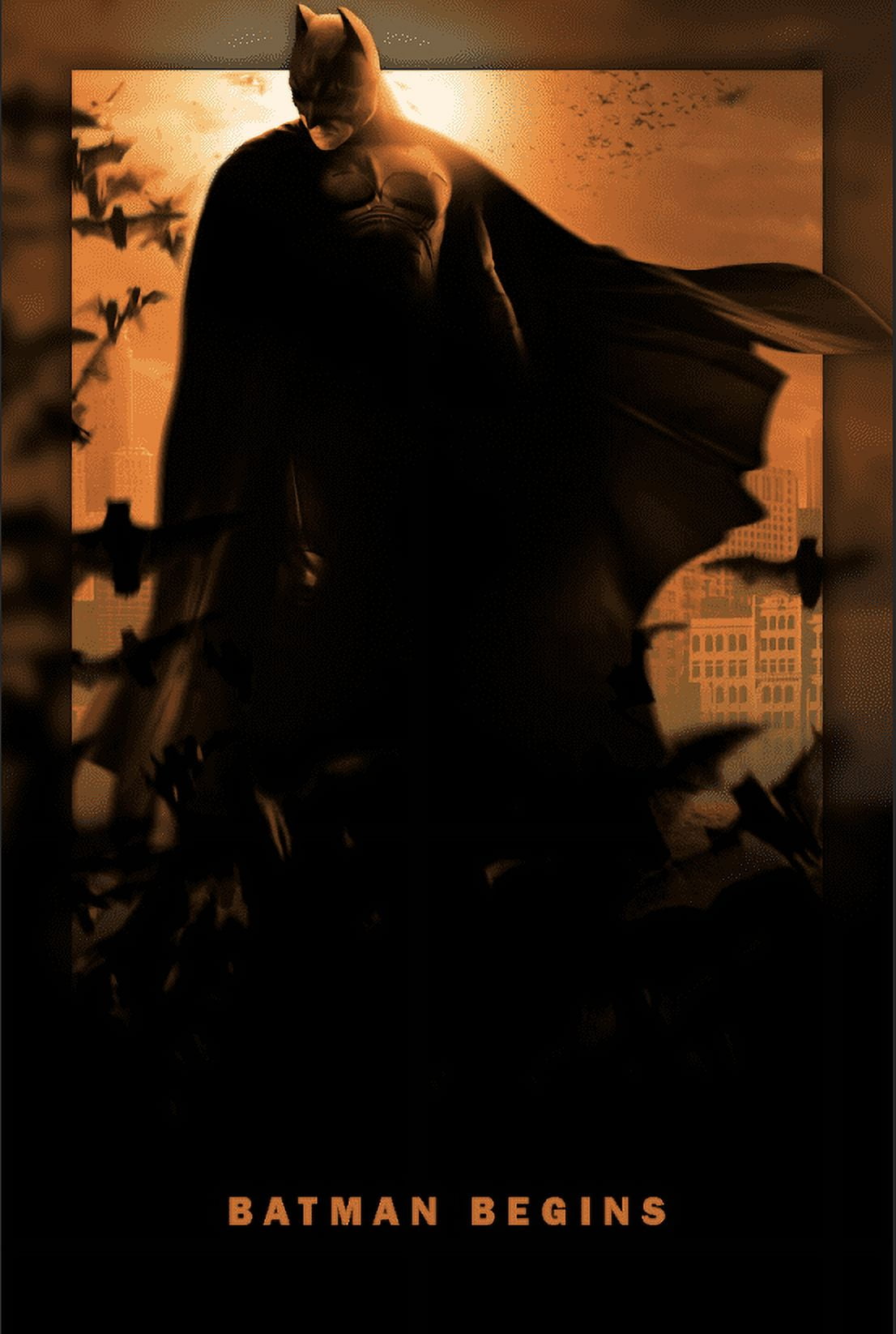 Batman Begins (2005) 24x36 Poster - Christian Bale, Dark Knight Origin ...