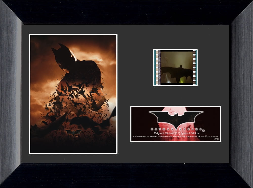 Batman Begins (Bat in Clouds) Minicell FilmCells Framed Desktop ...