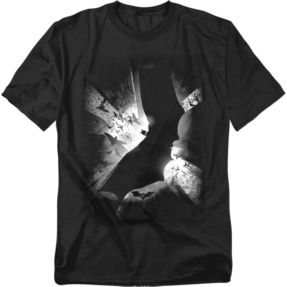 Batman Begins T-Shirt Bw Poster Unisex Graphic Tee For Men & Women ...