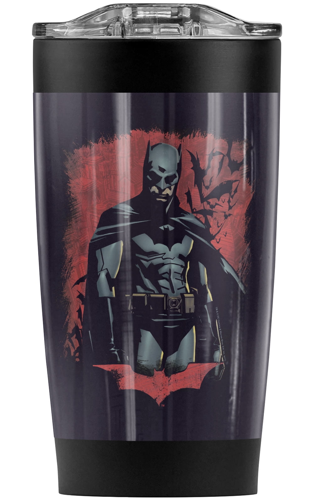 Batman Begins Dead Town Stainless Steel Tumbler 20 oz Coffee Travel Mug ...