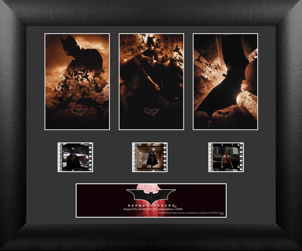 Batman Begins (S2) Limited Edition 3 Cell Standard FilmCells Wall Art ...