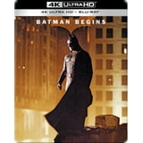 Batman Begins Steelbook (4K Ultra HD) Christian Bale Michael Caine Liam ...